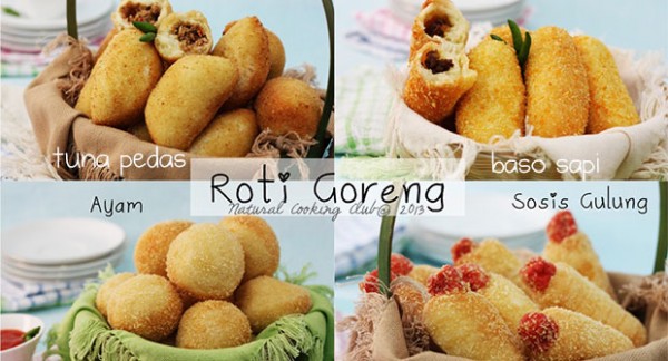 Roti Goreng Aneka Isi – Natural Cooking Club